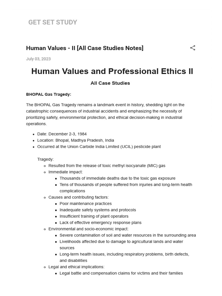 HVPE-II (All Case Studies Notes) | Download Free PDF | Nuclear And ...