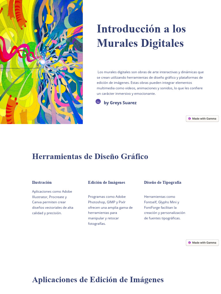 Guía de Murales Digitales | PDF | Diseño gráfico | Informática