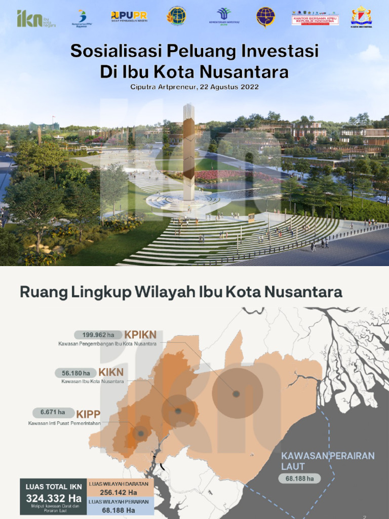 Otorita IKN Sosialisasi Peluang Invetasi IKN 2022 - 230914 - 133328 | PDF