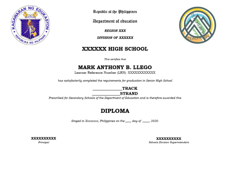 high-school-diploma-template-07 | PDF