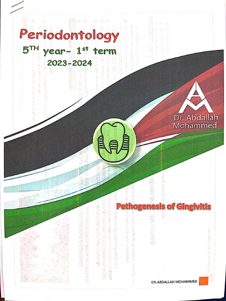 [Perio] Pathogenesis of Gingivitis | PDF