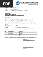 Form Monitoring BBM Subkontraktor | PDF