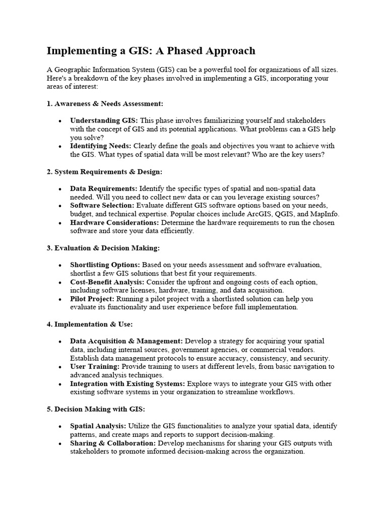 GIS Unit 5 | PDF | Geographic Information System | Spatial Analysis