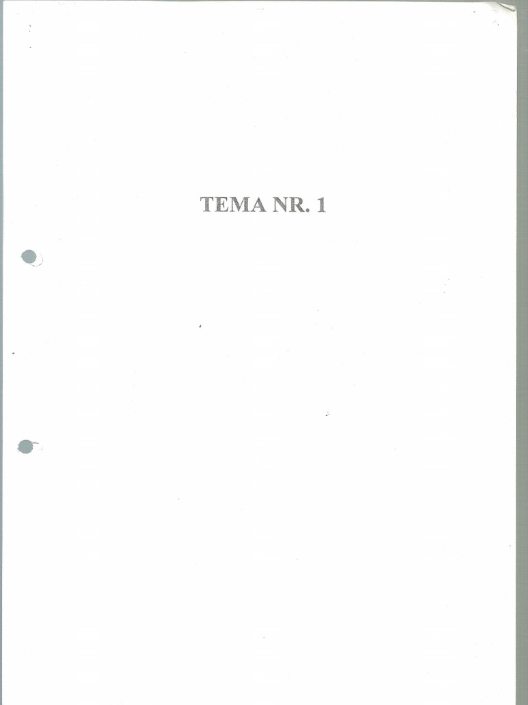 Tema nr.1 | PDF