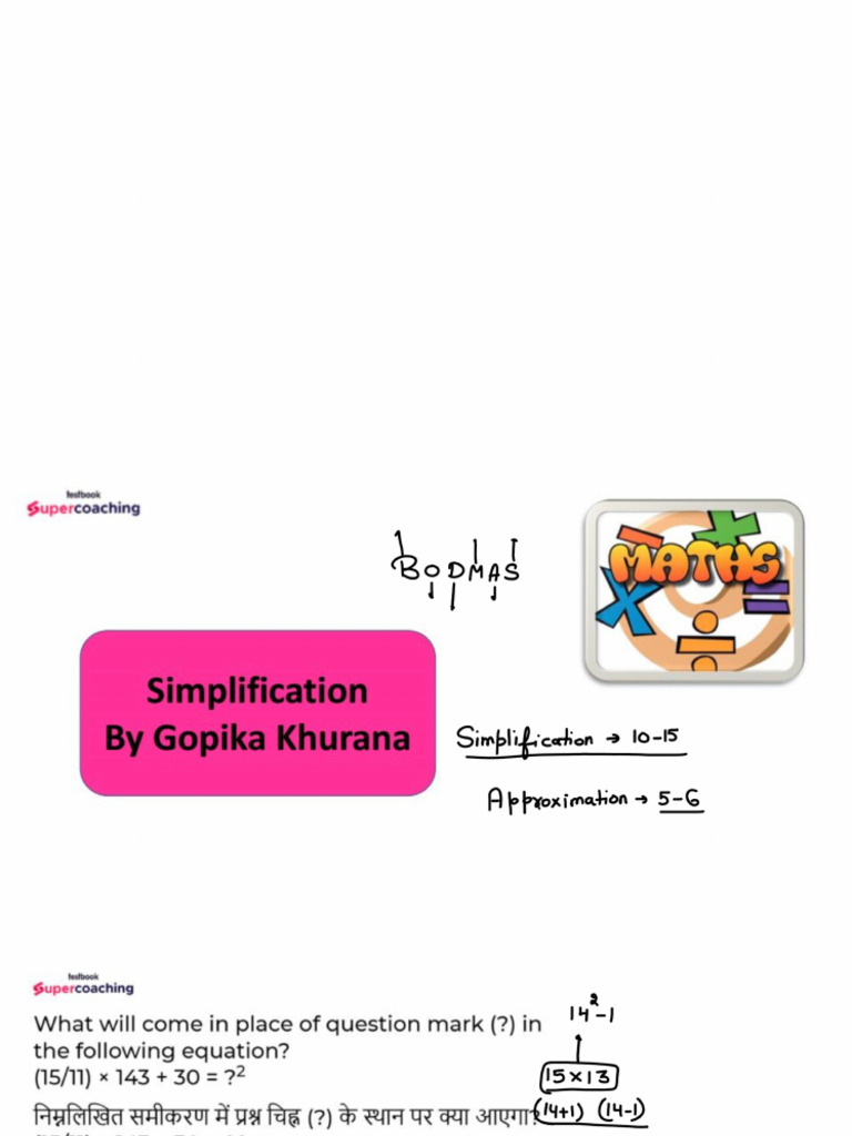Simplification&Approximation | PDF