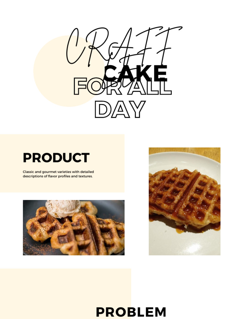 Pitch Deck Bisnis Craffle | PDF | Taste | Social Media