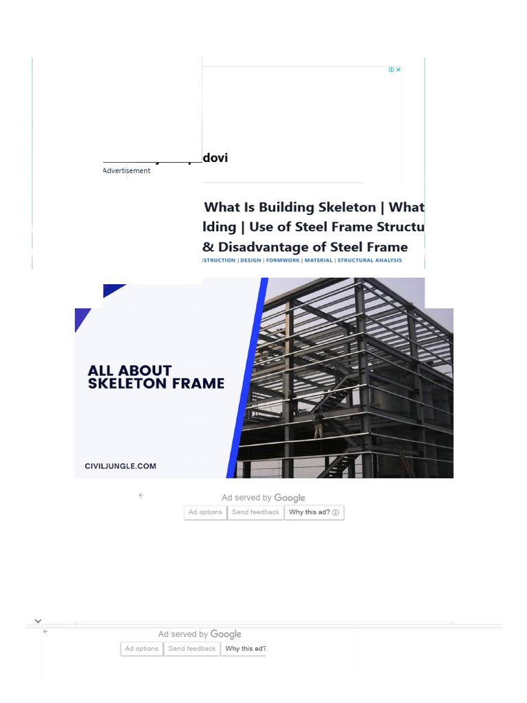 Skeleton Frame - What Is Building Skeleton - What Is Steel Structure ...