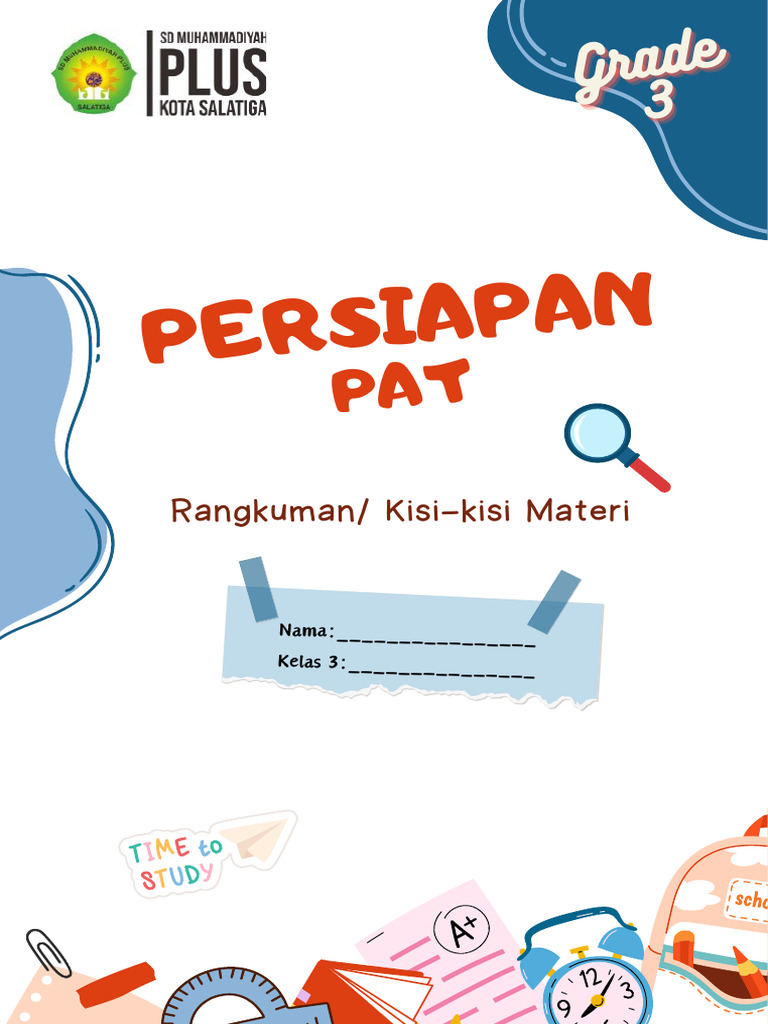 Kisi Kisi Persiapan Pat Kelas 3 SDM Plus | PDF