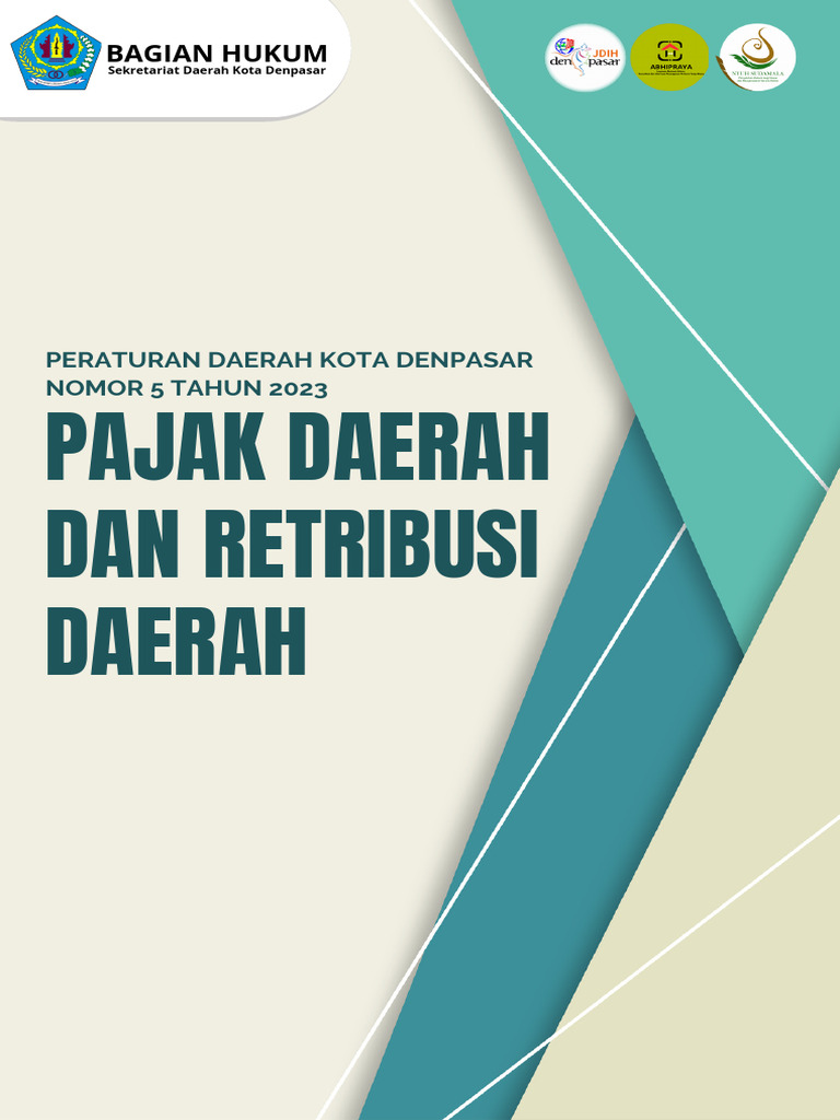 (Final Cover) Perda No. 5 Tahun 2023 Tentang PDRD | PDF | Hukum | Griya & Taman