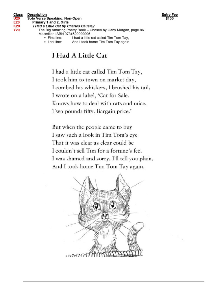 Solo Verse Speaking Poetry for Kids | PDF | British Poets | Poets