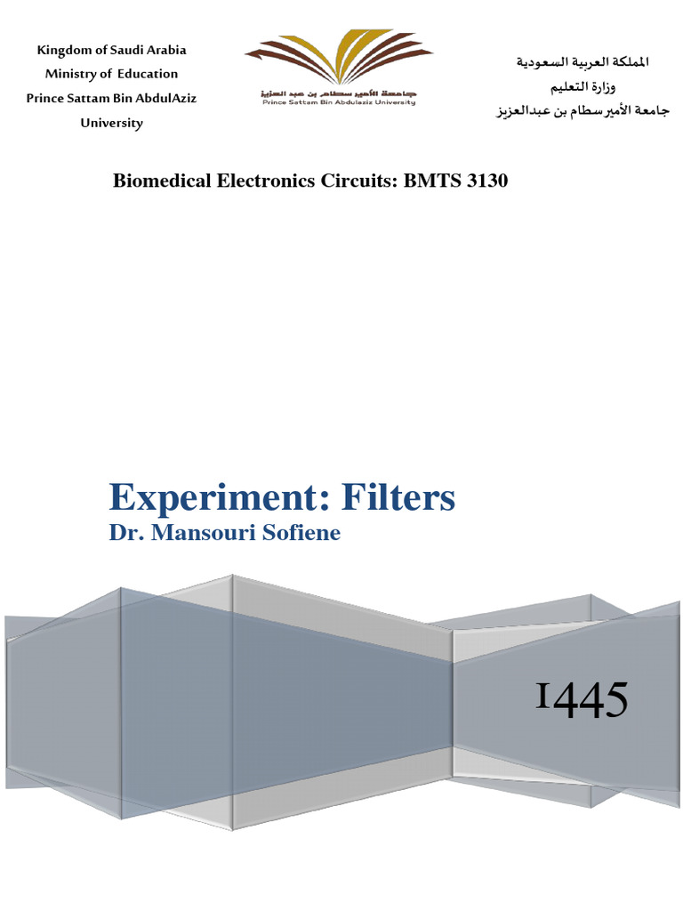 EXPERIMENT Filters | PDF | Filter (Signal Processing) | Computer Engineering