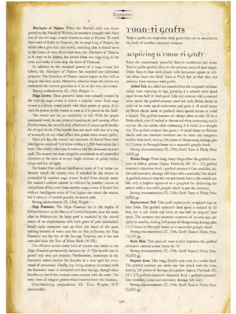 Artifacts of Serpants Kingdoms | PDF