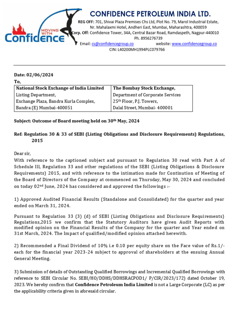 Confipet 02062024042733 Impact | PDF | Audit | Valuation (Finance)