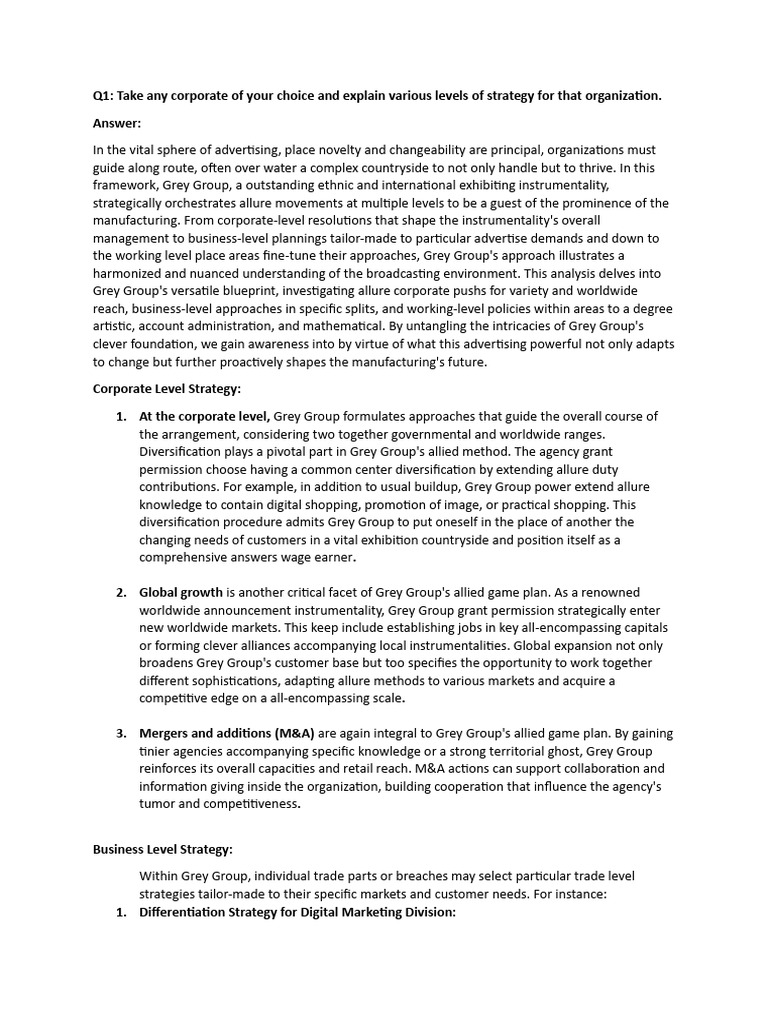 Marketing Strategy Pdf Pdf Marketing Brand