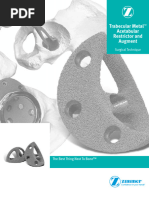 175564-210430 ANZ BI-MENTUM Surgical Technique-Updated | PDF | Hip | Drill