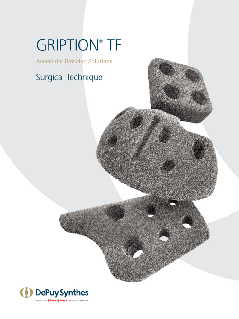 DSUSJRC10140488 Rev 3 Gription TF Surical Technique | PDF | Screw | Drill