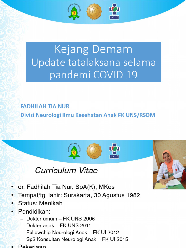 Kejang Demam Webinar | PDF