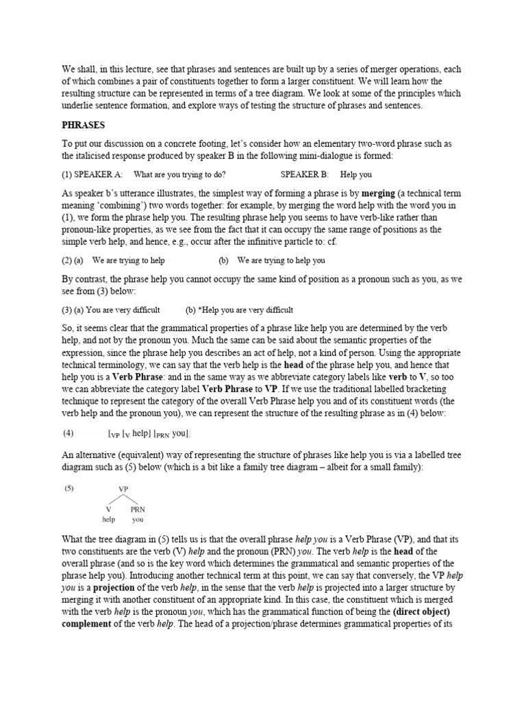 5. Phrases and its types | PDF | Phrase | Syllable