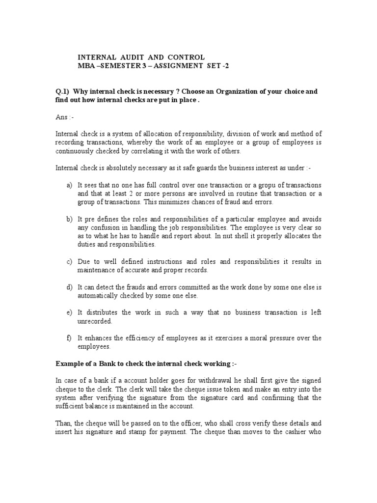 Internal Audit and Control | PDF | Audit | Lehman Brothers