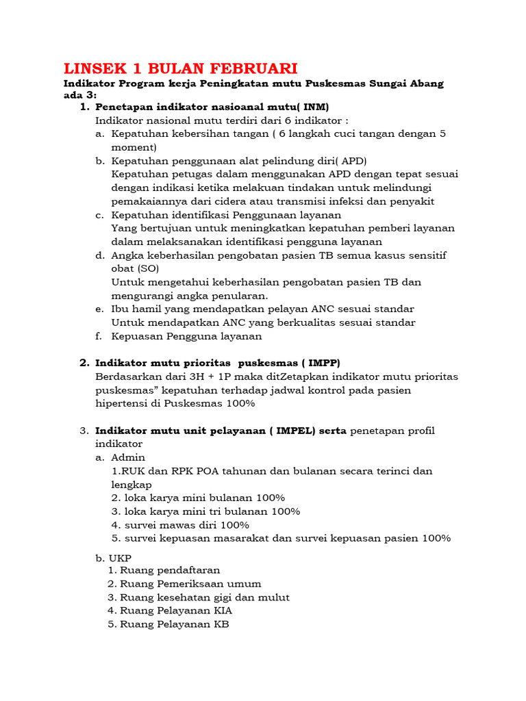 Notulen Lokmin Linsek Dan Bulanan 2023 2024 (1) | PDF