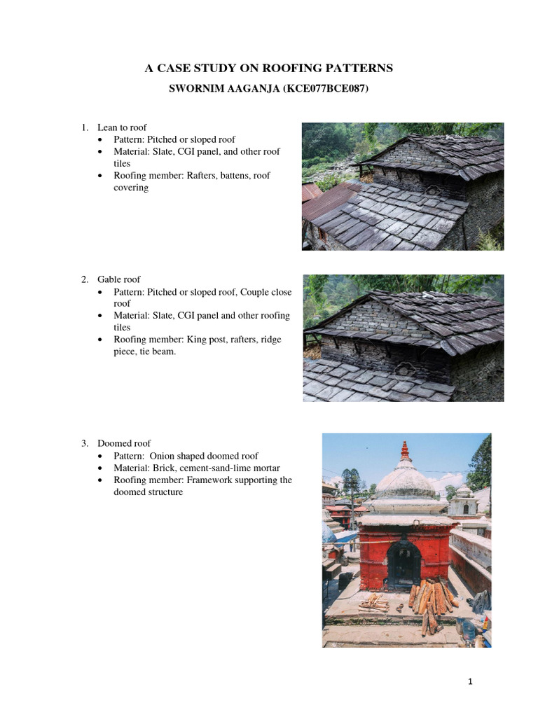 Roofing Patterns Across Nepal's Regions | PDF | Roof | Earth Sciences