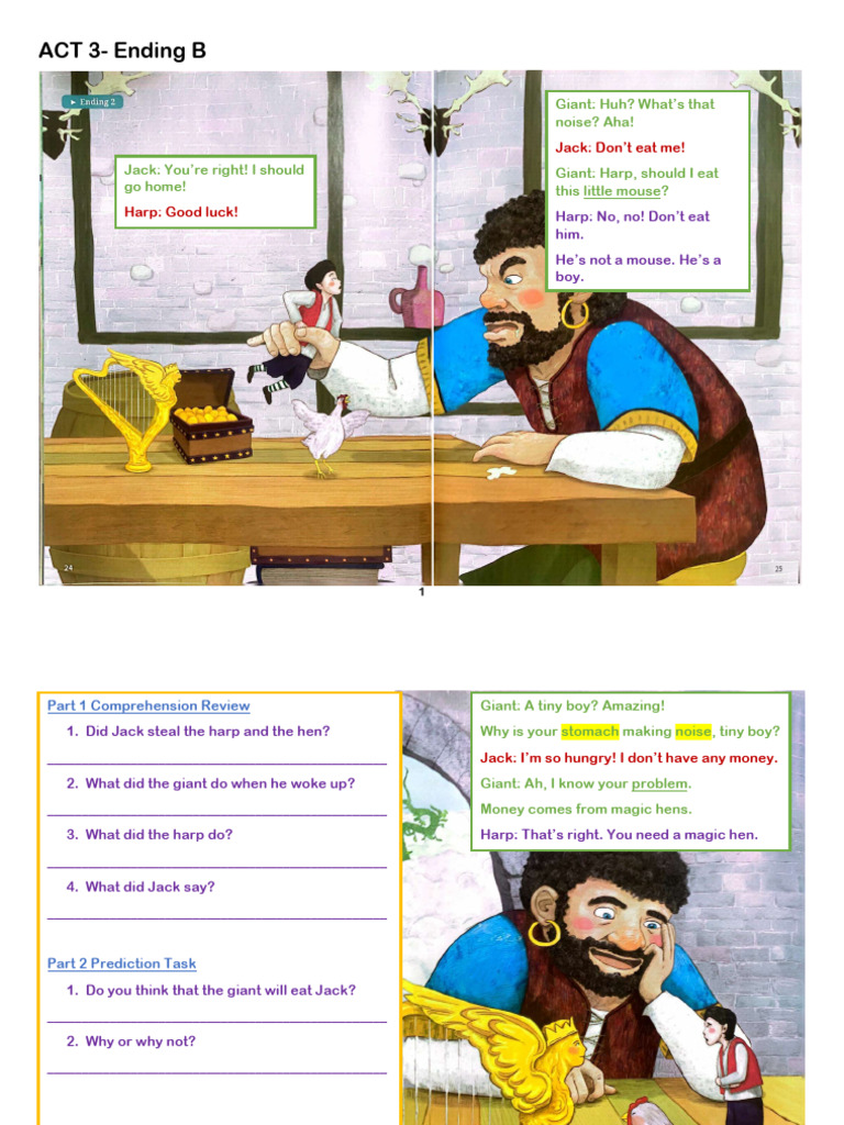 Jack and the Giant: Ending B Review | PDF