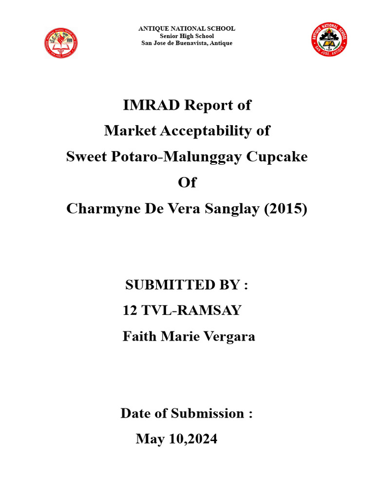 Imrad Report 1 | PDF | Survey Methodology | Consumer Behaviour