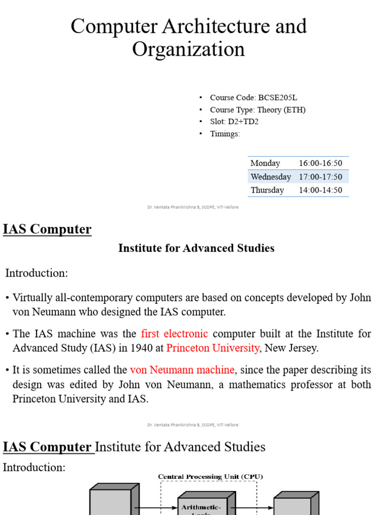 IAS Computer Architecture Overview | PDF | Central Processing Unit | Assembly Language
