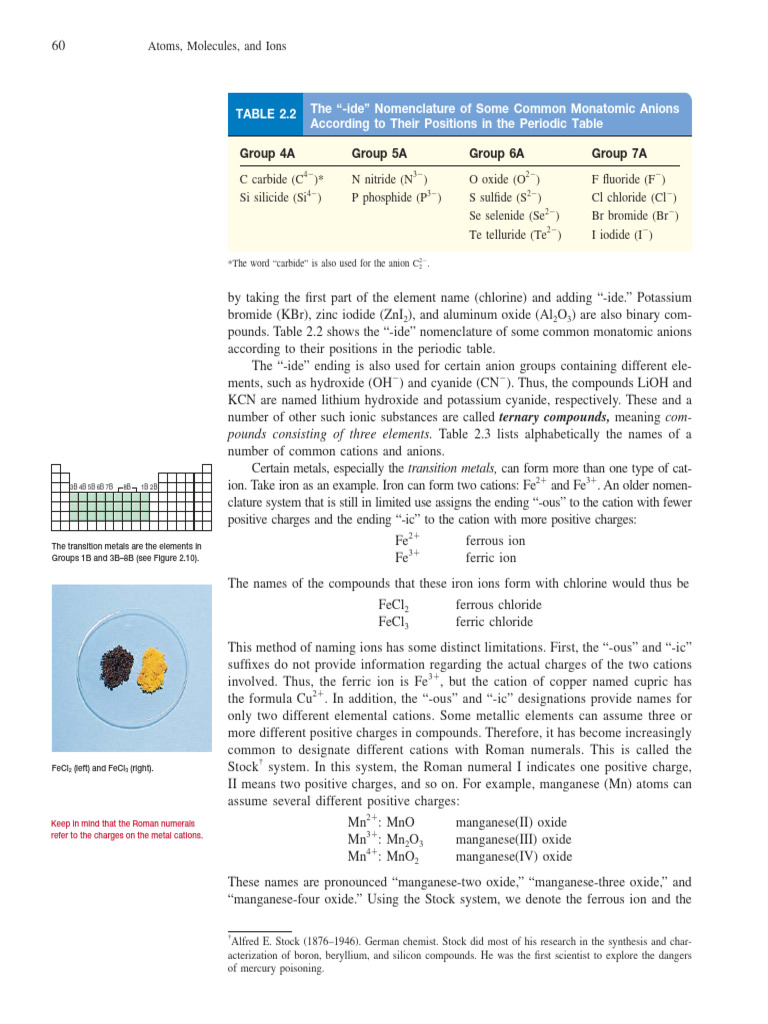 Chemistry - Chang 10th Edition 1 | PDF | Ion | Manganese