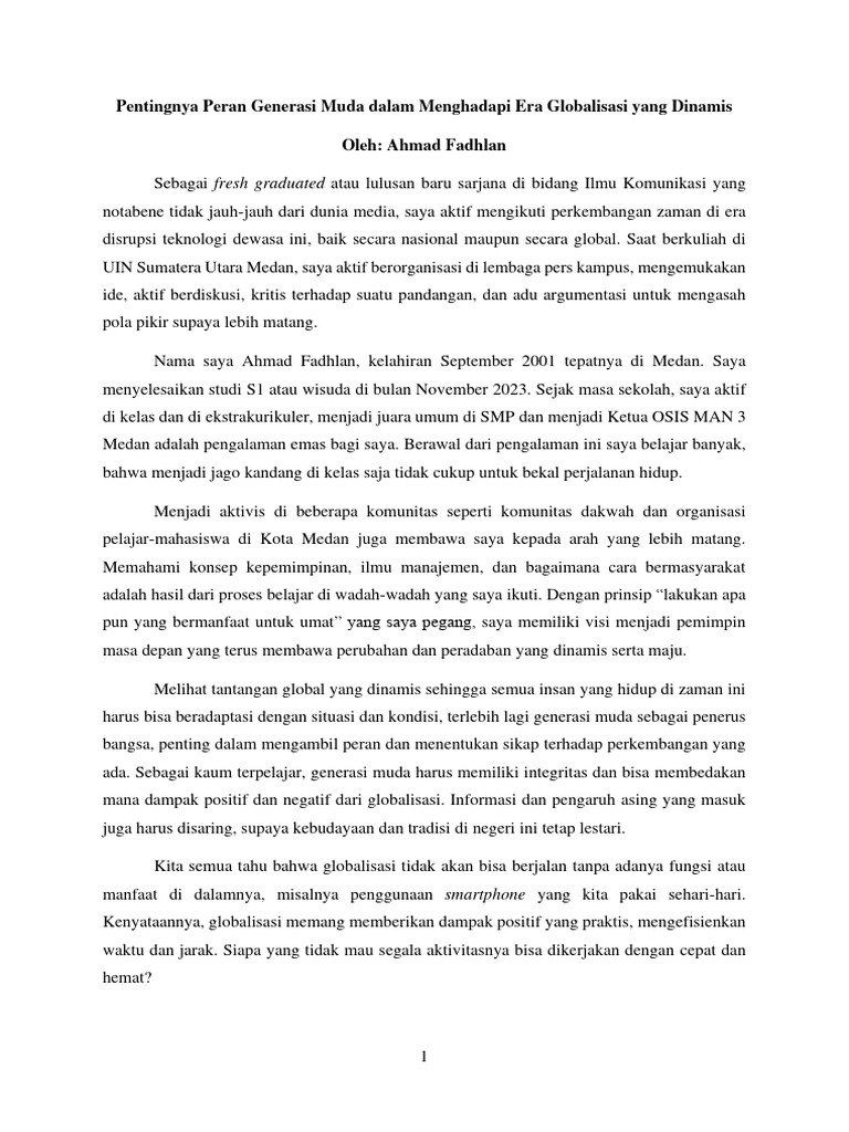 Esai Ahmad Fadhlan STYLE | PDF