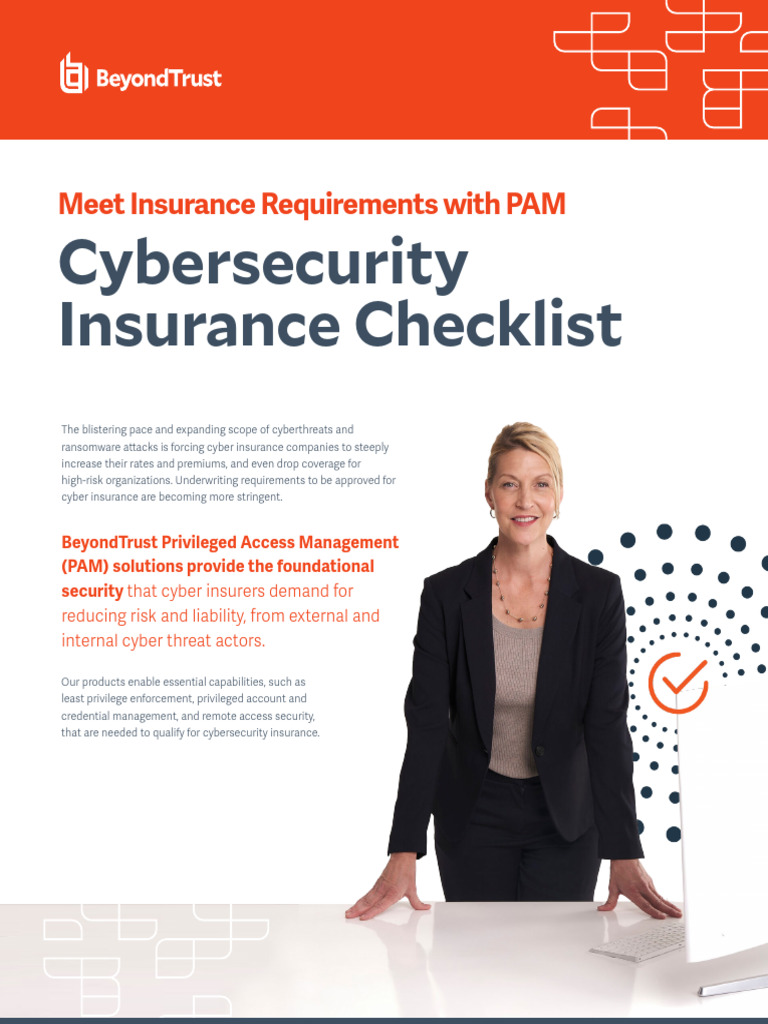 BT Cybersecurity-Insurance-Checklist Datasheet | PDF | Computer ...