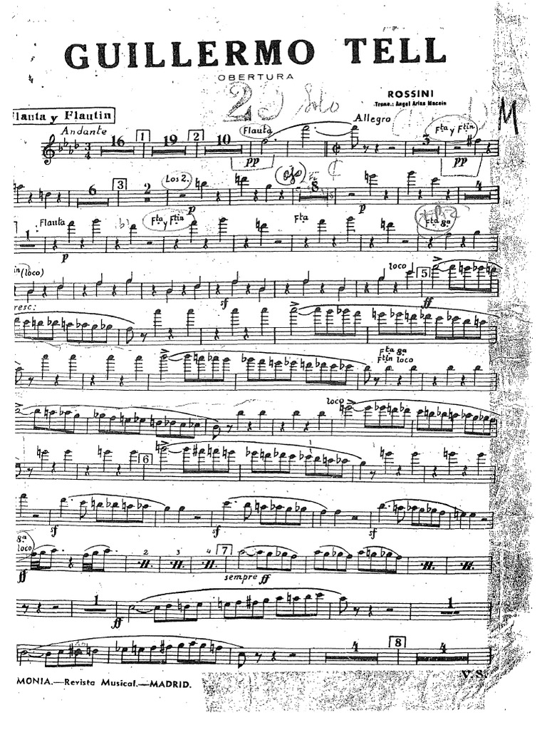 PARTITURAS FRAUTA FRAUTÍN | PDF