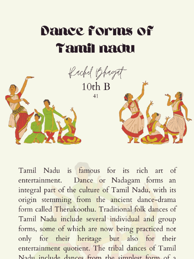 Dance Forms of Tamil Nadu | PDF