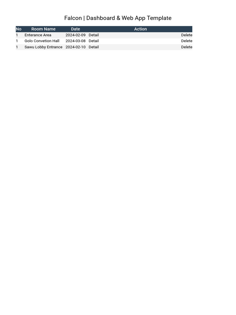 Falcon Dashboard Web App Template | PDF