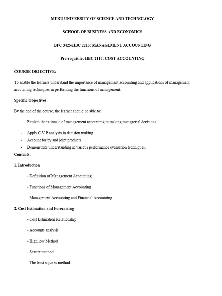 BFC 3425 Management Accounting | PDF | Management Accounting ...
