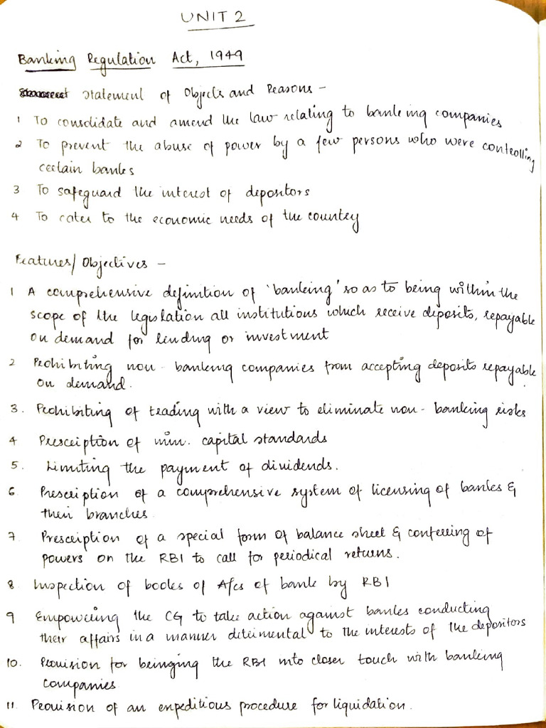 Banking Unit 2A | PDF