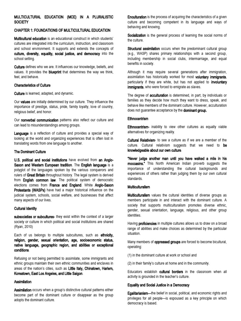Mce Pointers Chapter 12 For Midterm | PDF | Brown V. Board Of Education | Immigration