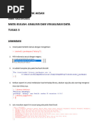 Tugas 2 Analisis Dan Visualisasi Data | PDF