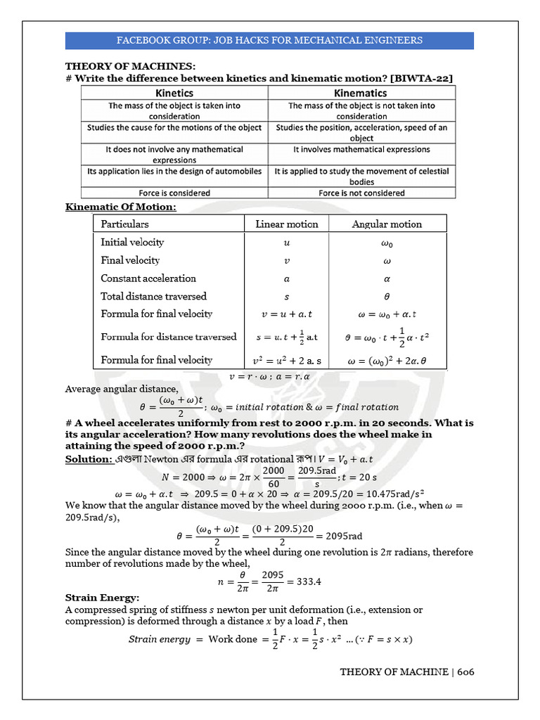 Mechanical Engineering Job Hacks Guide | PDF | Belt (Mechanical) | Gear
