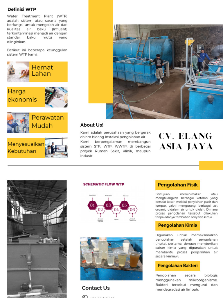 Brosur WTP & Bio STP | PDF
