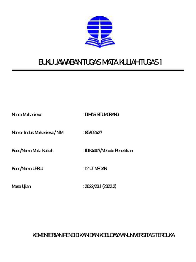 TMK 1 Metode Penelitian | PDF | Karier & Perkembangan