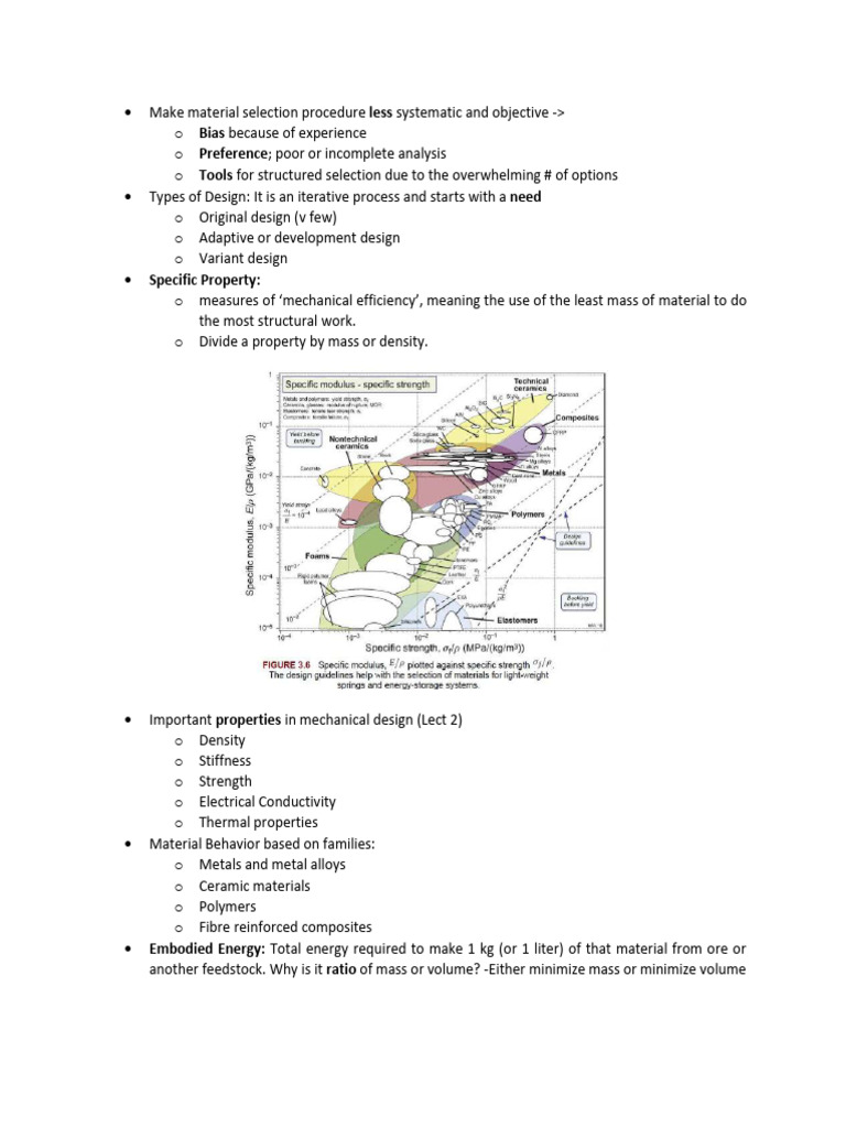 Material Selection Summary | PDF | Bending | Beam (Structure)