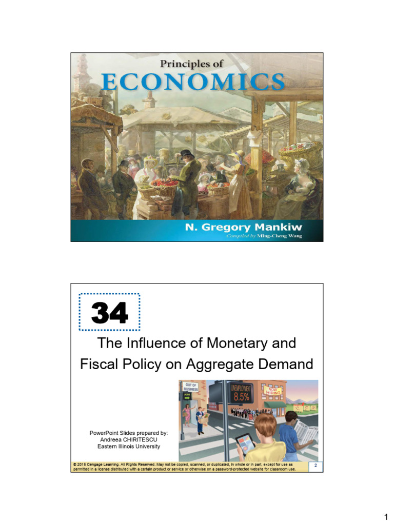 Part 5 - Chapter 34 The Influence of Monetary and Fiscal Policy on Aggregate Demand | PDF ...