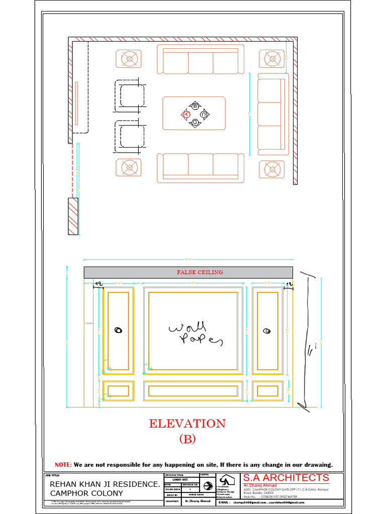 Lobby Elevation - B | PDF