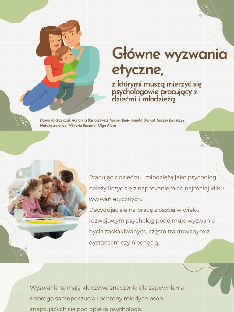 Główne Wyzwania Etyczne | PDF