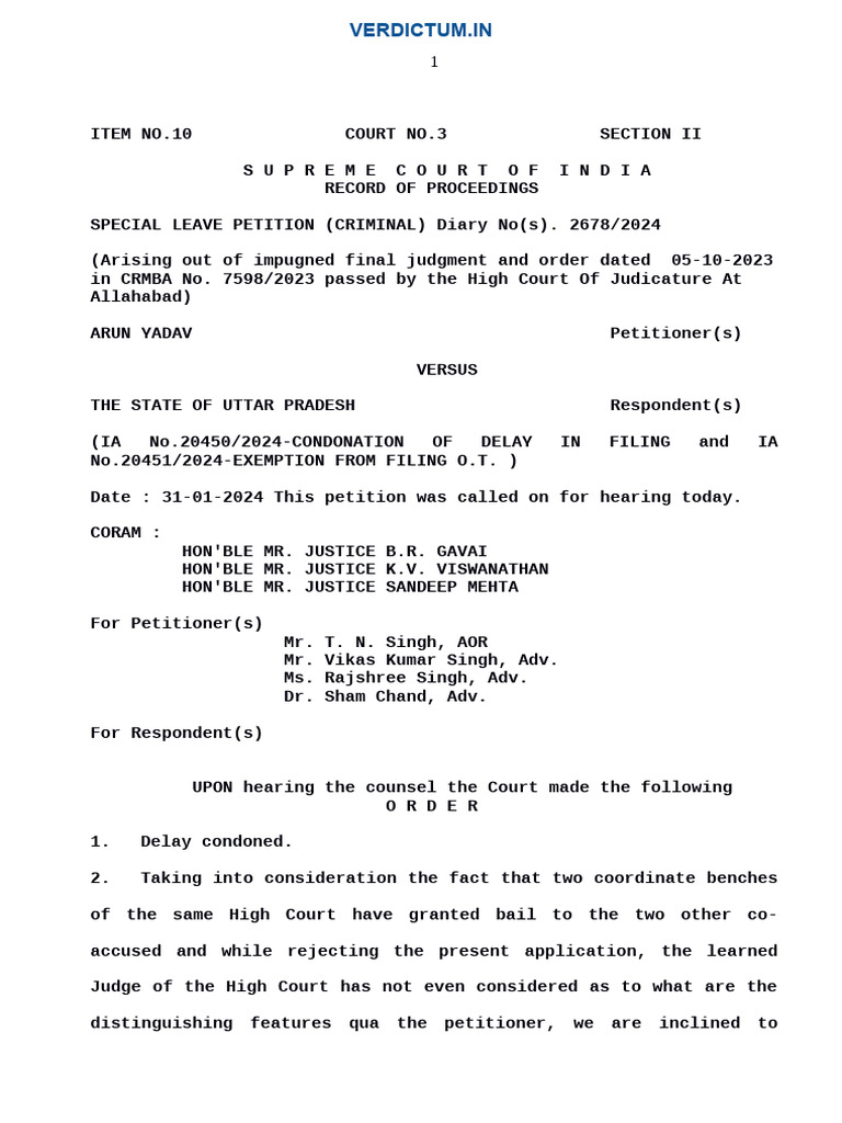 2678202431049988order31 Jan 2024watermark 1584575 | PDF | Law