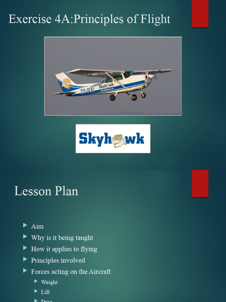 Skyhawk Aviation - Exercise 4A Principles of Flight | PDF | Drag ...