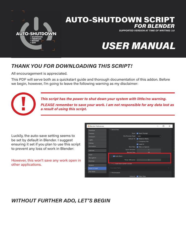 User Manual v2 | PDF | Blender (Software) | Computing User Manual v2 | PDF | Blender (Software) | Computing