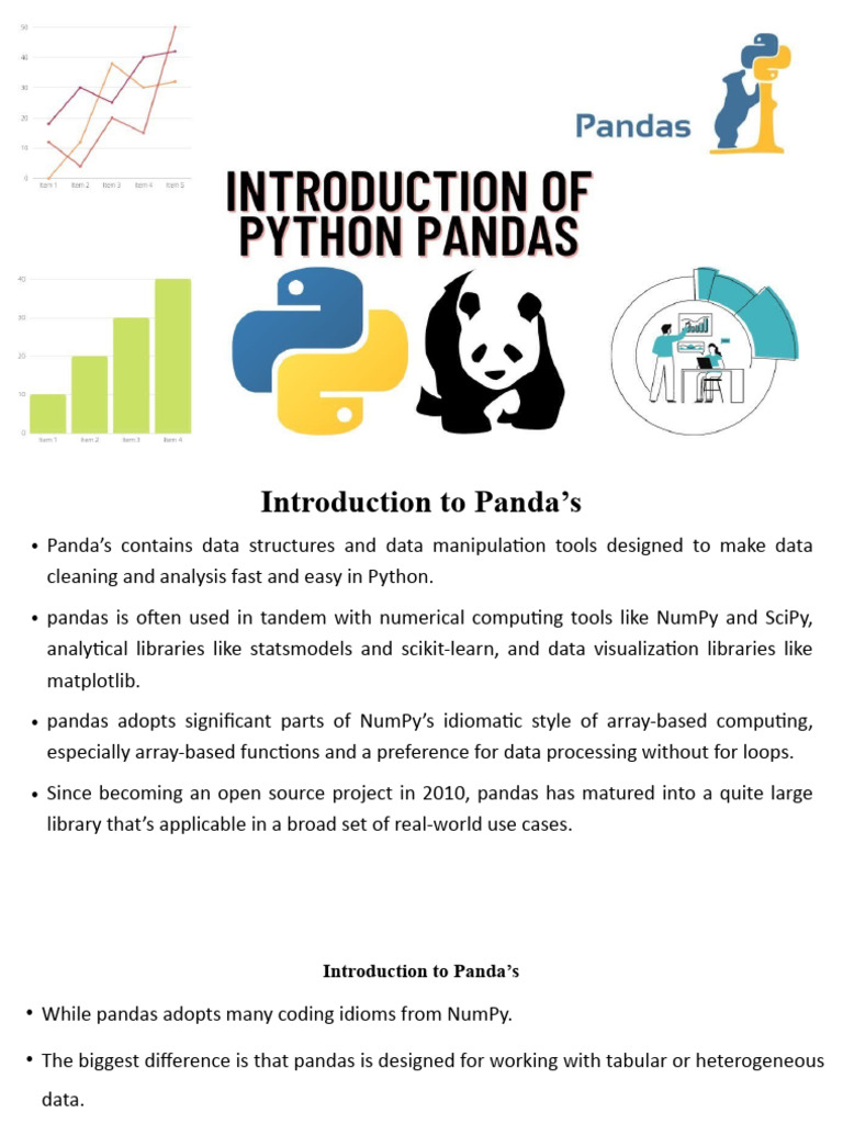 Unit 04 Pandas | PDF | Computer Programming | Computing Unit 04 Pandas | PDF | Computer Programming | Computing