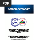 RCCG DTCE CALENDAR 2025 | PDF